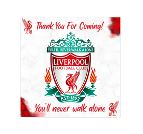 Liverpool FC Thank You for Coming Vinyl Stickers - Pack of 50 | Shop ...