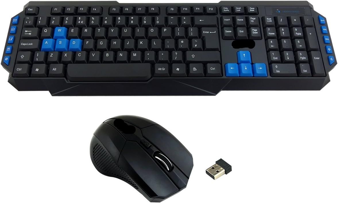 104 Standard Keyboard Wireless Gaming Keyboard and Mouse Set High ...