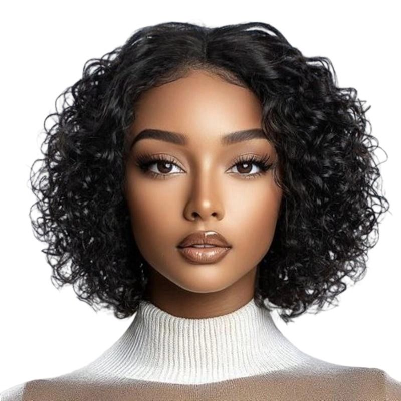 10 inch Water Wave Glueless Wigs 13x4 HD Lace frontal wigs Beau Diva ...