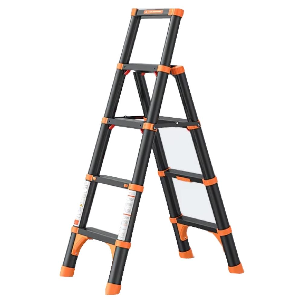Tool 4 Steps A-Frame Aluminium Portable Extension Step Ladder -133cm ...