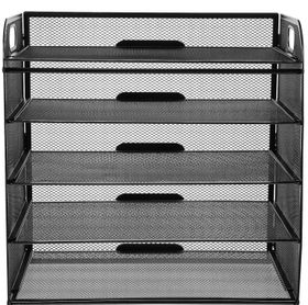 5 Tier Metal Mesh Desk Tray Organizer | Shop Today. Get it Tomorrow ...