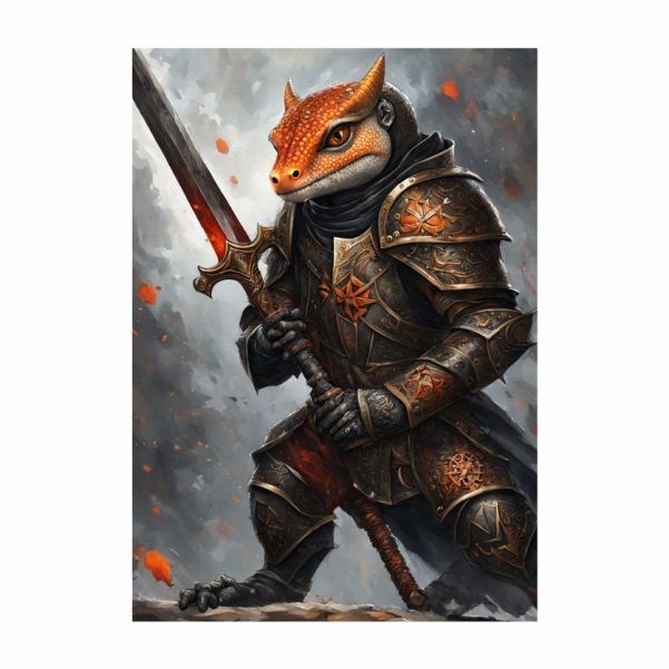 A Gecko Knight - A1 Poster | Shop Today. Get it Tomorrow! | takealot.com