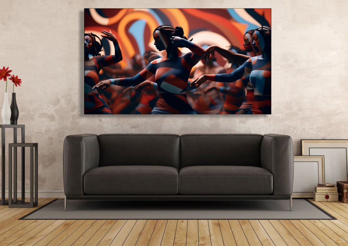 Canvas Wall Art - Harmony in Motion Abstract - IM0357 | Shop Today. Get ...