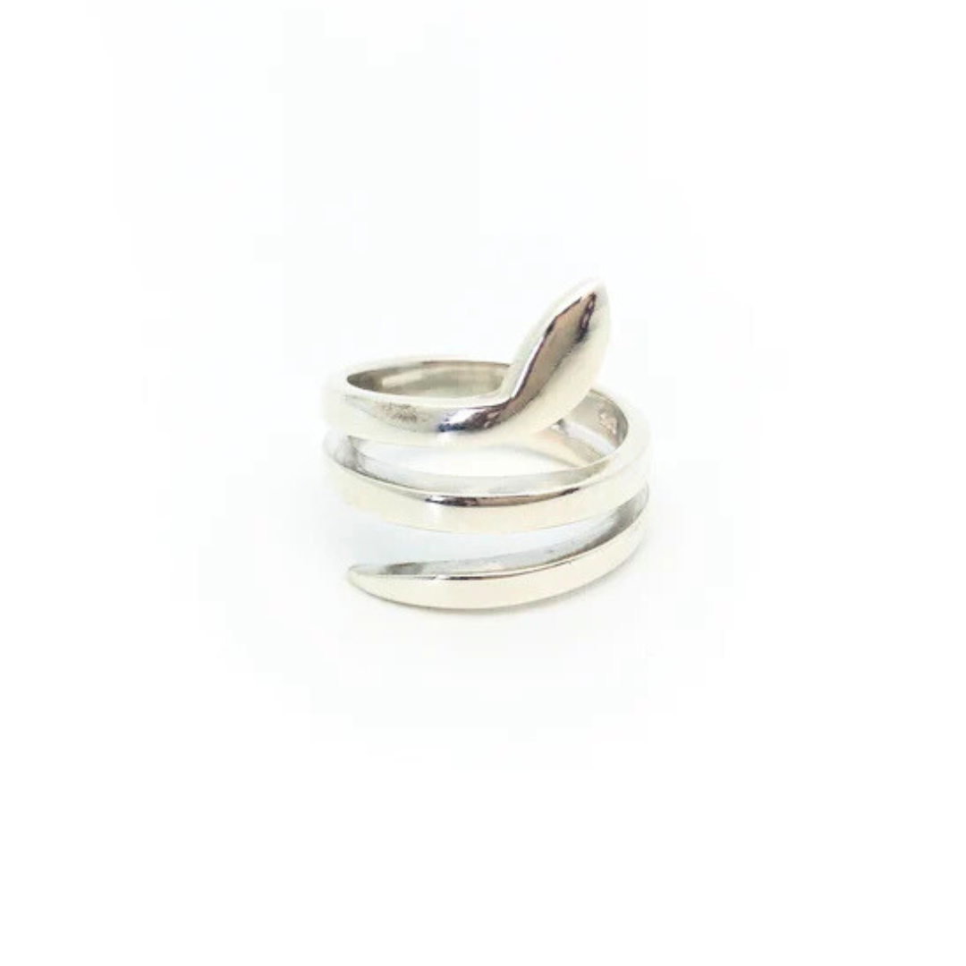 Coiled Snake Sterling Silver Ring | Shop Today. Get it Tomorrow ...
