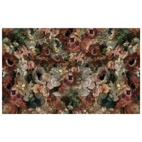 Mix of Earth Tone Flowers Rectangle Tablecloth | Shop Today. Get it ...