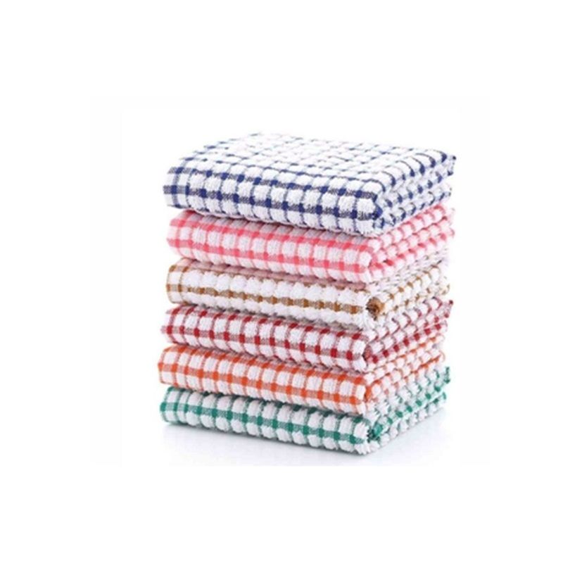 New Dish Cloth-Heavy Swabs- Multicolour-Kitchen Essential 40x40m - 6 ...