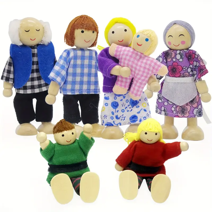 Doll House Miniature Family Dolls Set - 7 Pack | Shop Today. Get it ...