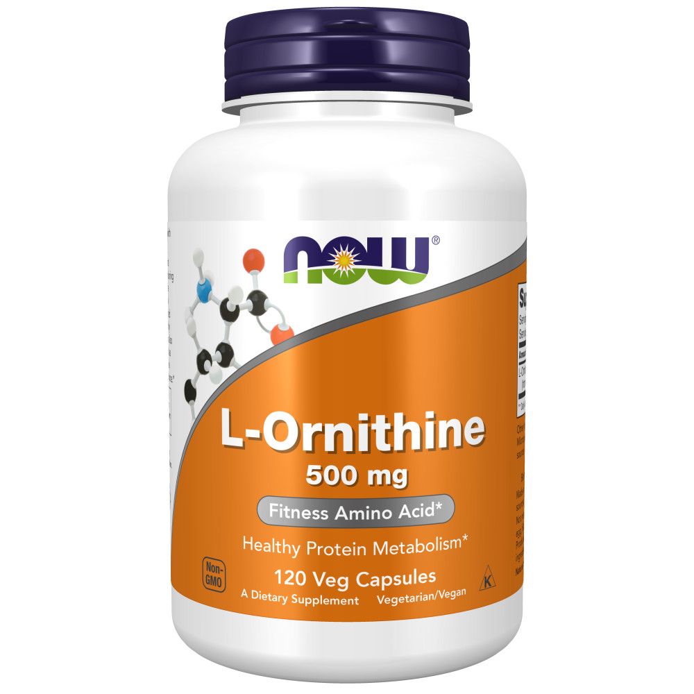 NOW Foods L-Ornithine 500 mg - 120 Veg Capsules | Shop Today. Get it ...
