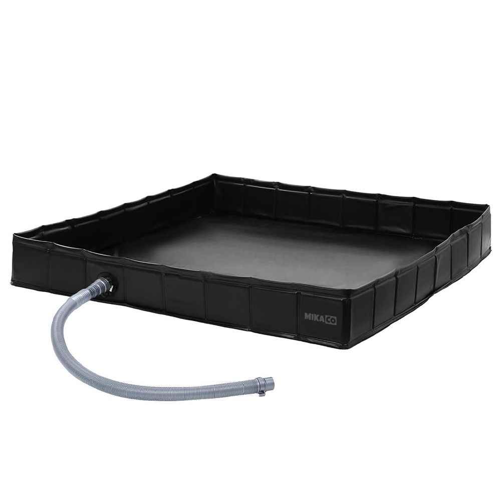 MIkaco PVC Outdoor Camping Portable Shower Tray with Drain Hose | Shop ...