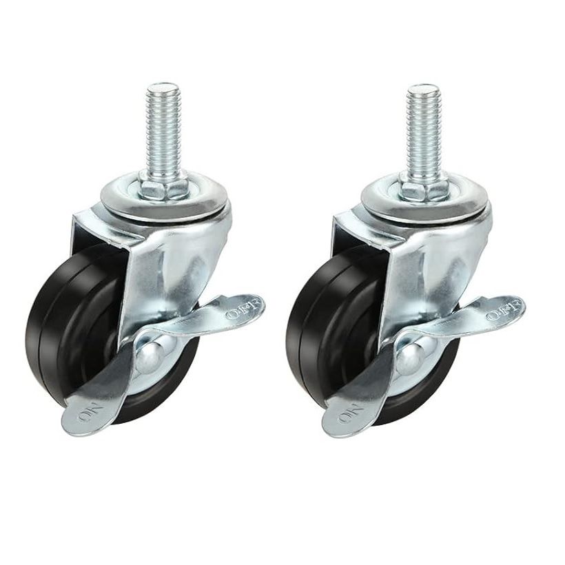 FI- Lockable Castor Wheels Stem-Type 2 Pieces | Shop Today. Get it ...
