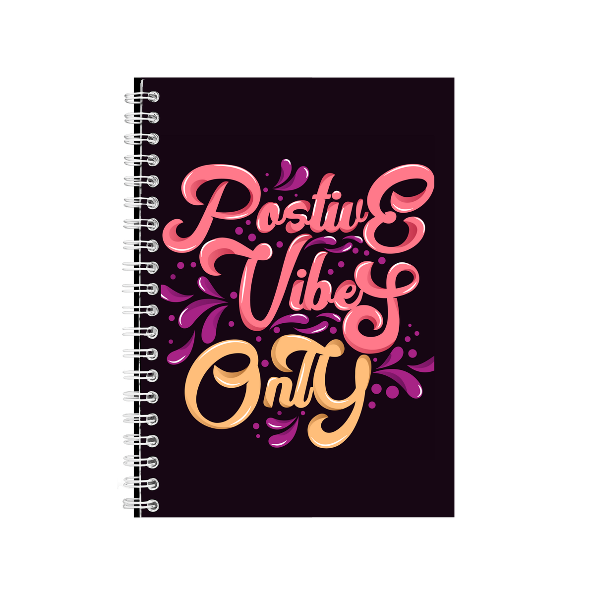 Positive Vibes Notebook - Motivational Gift Idea - Writing Books ...