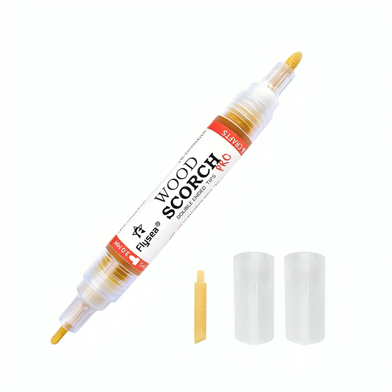 Scorch Marker Dual Tip Wood Burning Pyrography Pen Arts & Crafts ...