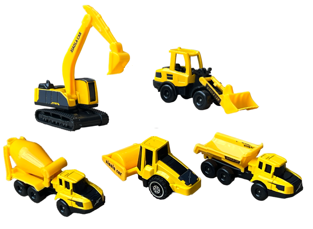 Tiny Town Takeover: The Mighty Mini Die-Cast Construction Crew Vehicles ...