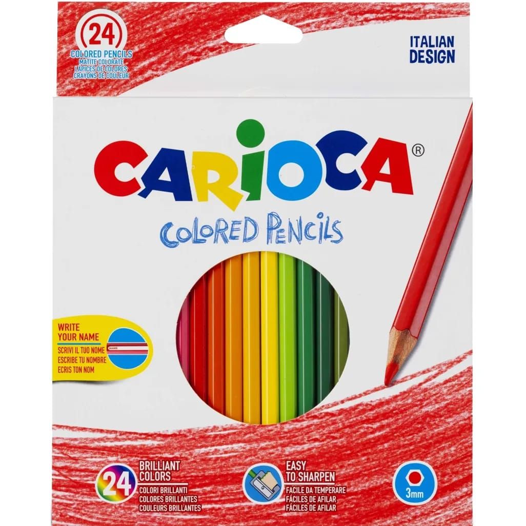 Carioca Colour Pencil Crayons ( pack of 24 ) | Shop Today. Get it ...