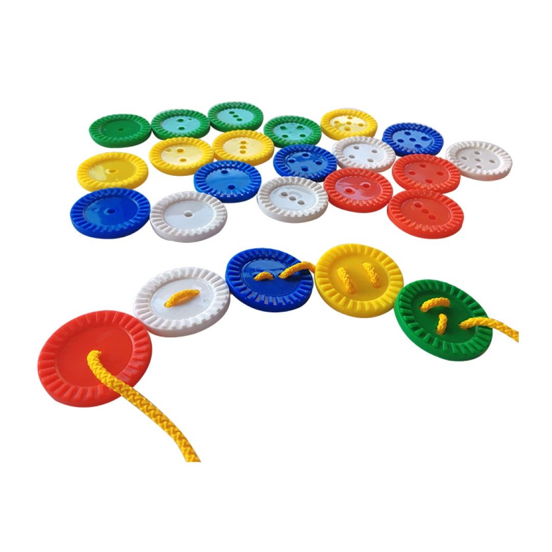 Threading Lacing Buttons with Laces (100 Piece) | Shop Today. Get it ...