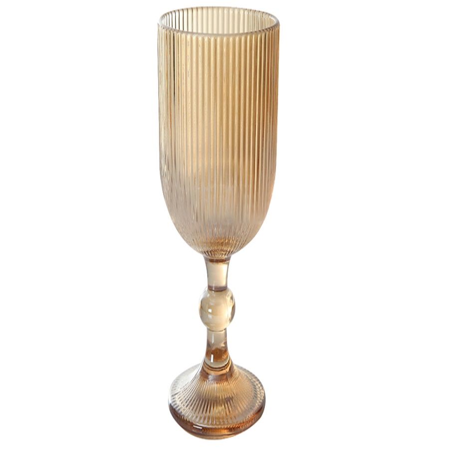 New Vertical 6 Pieces Gold Champagne Glass For Event LV215 | Shop Today ...