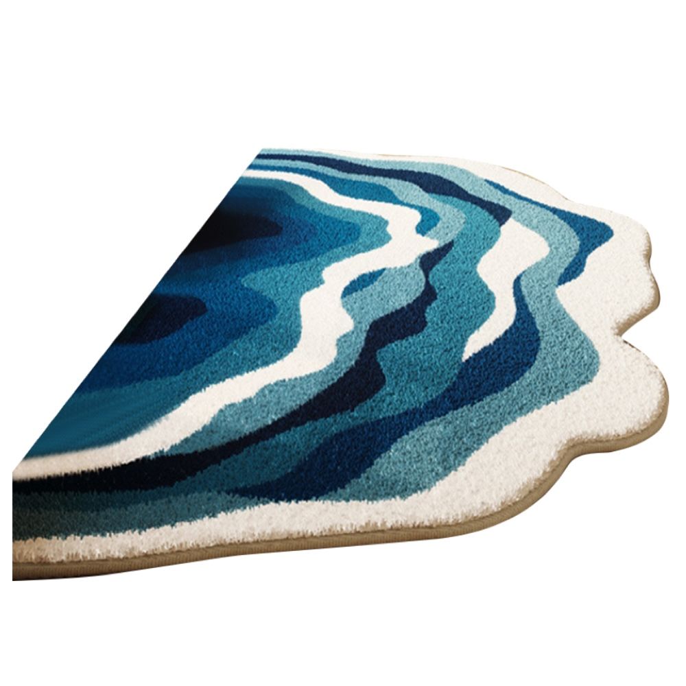 Decor Portable Ocean Dome Design Wave Shape Floor Rug | Shop Today. Get ...