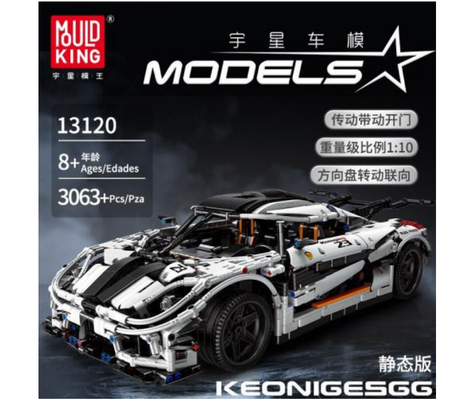 Mould King Koenigsegg Race Car Remote App Control Model | Shop Today ...