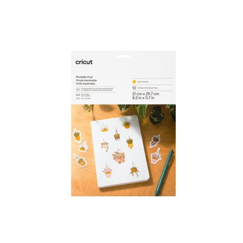 Cricut Printable Vinyl Gold - 10 sheets | Shop Today. Get it Tomorrow ...