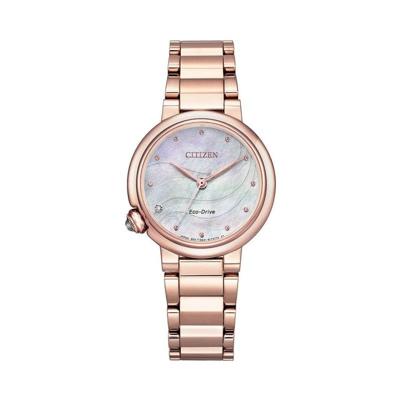 Citizen Eco-Drive Rose Gold Stainless Steel Watch | Shop Today. Get it ...
