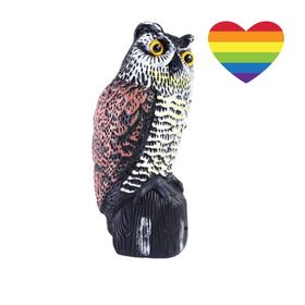 Garden Solar Pest Control Repelling Owl Alarm (39cm) & Sticker | Shop ...