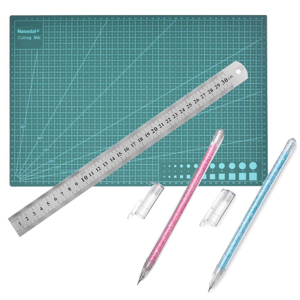 Craft Cutting Mat A3 & 2 Cutting Pens & Metal Ruler | Shop Today. Get ...