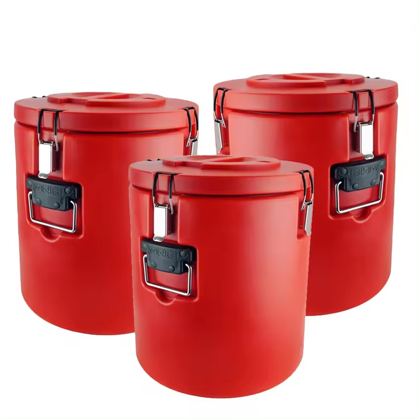 3-Piece Commercial Stainless Steel Thermal Insulation Barrel Set | Shop ...