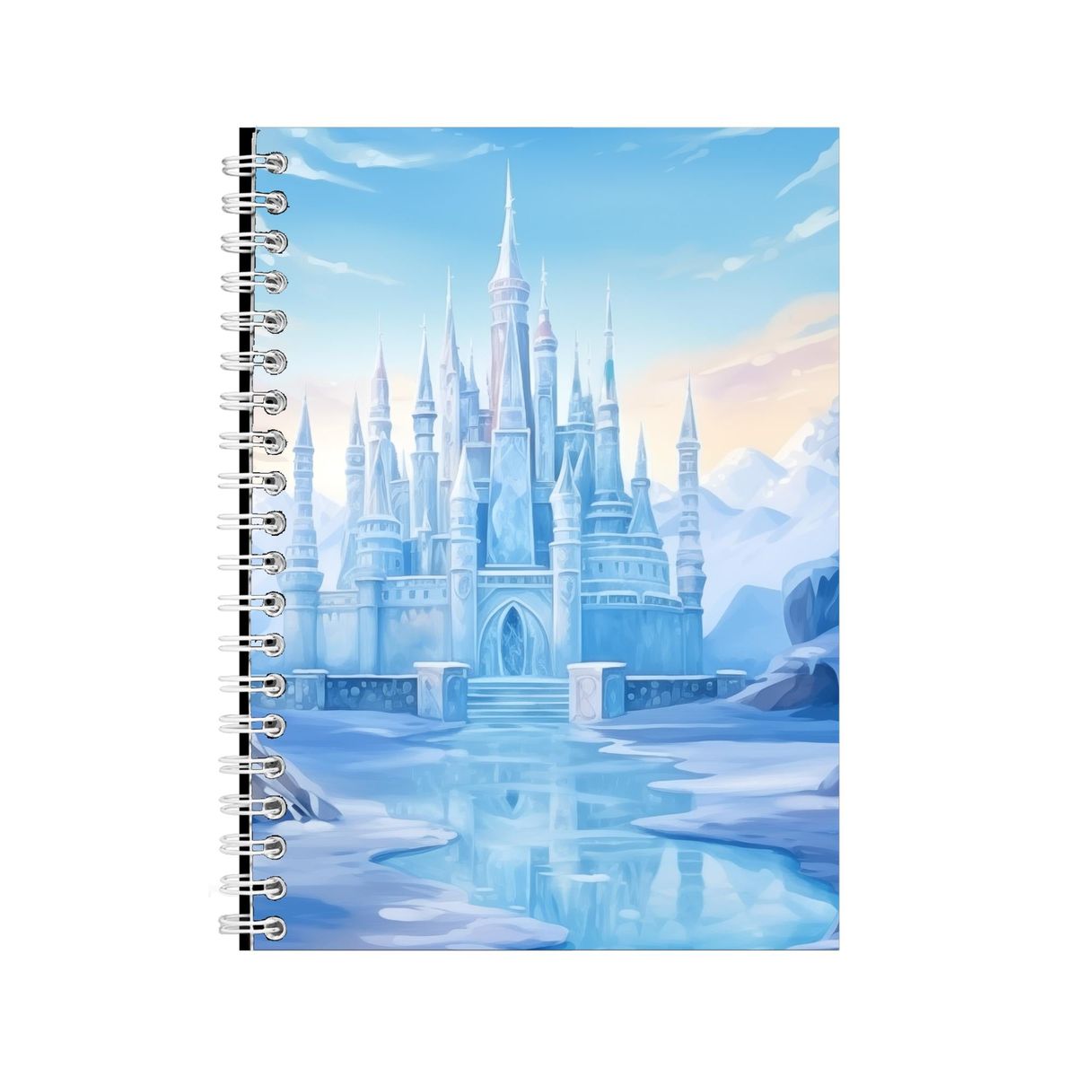 Ice A5 Notebook Spiral and Lined Winter Wonder Graphic Notepad Present ...