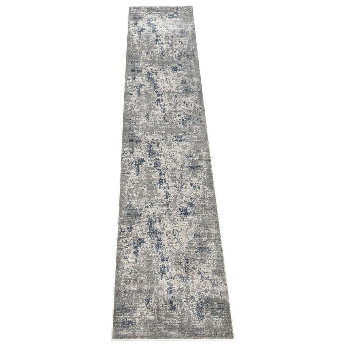 Grey/Blue Modern Turkish Passage Runner Rug - 400 x 80 cm | Shop Today ...