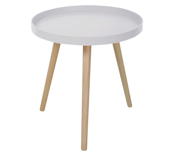 Round Side Table - White (400 x 400 x 415mm) | Shop Today. Get it ...