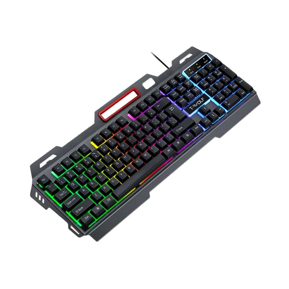 T-WOLF T16 Metal illuminous Wired Keyboard | Shop Today. Get it ...