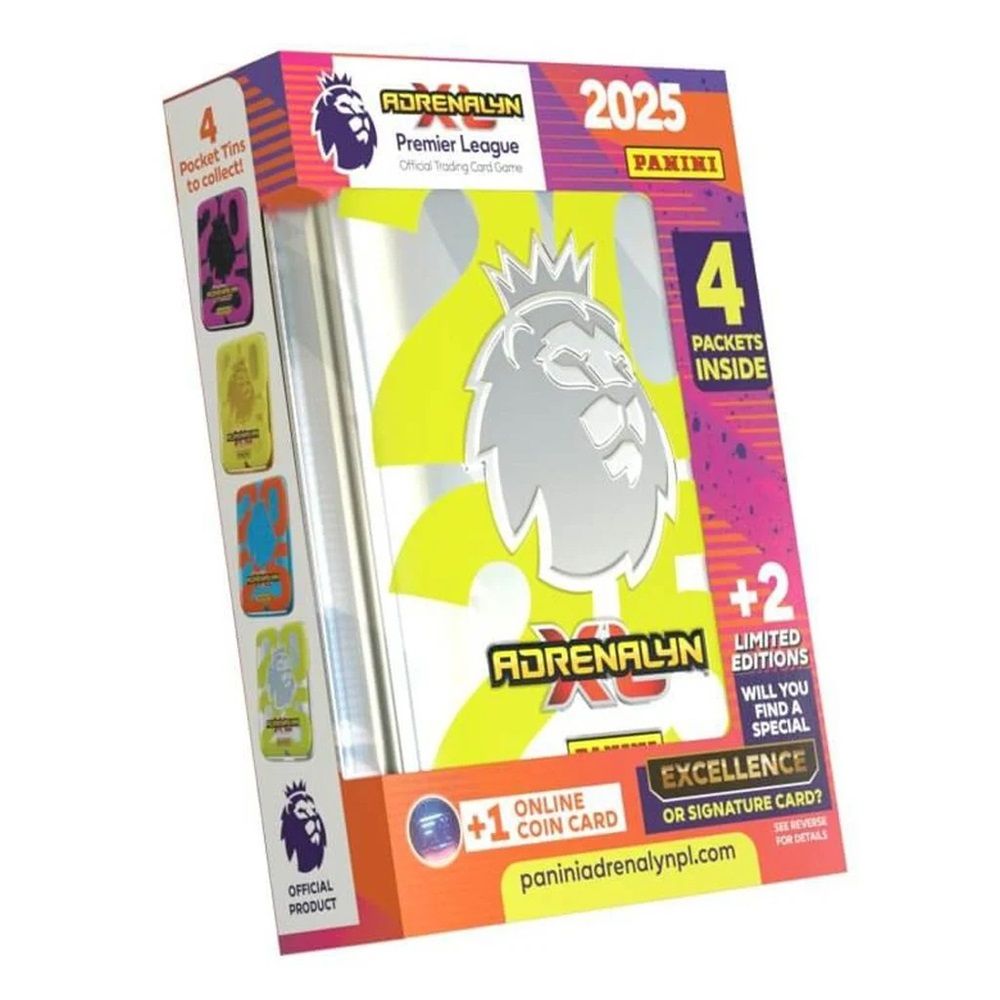 Panini - Adrenalyn Premier League Pocket Tin 2025 (Silver) | Shop Today ...