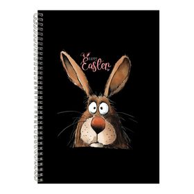 Old A4 Notebook Spiral and Lined Trendy Easter Graphic Notepad Present ...