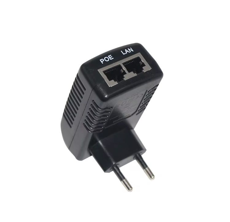 48V0.5A LAN/POE Wall Plug Circuit Ethernet Rj45 Injector Adapter. CCTV ...