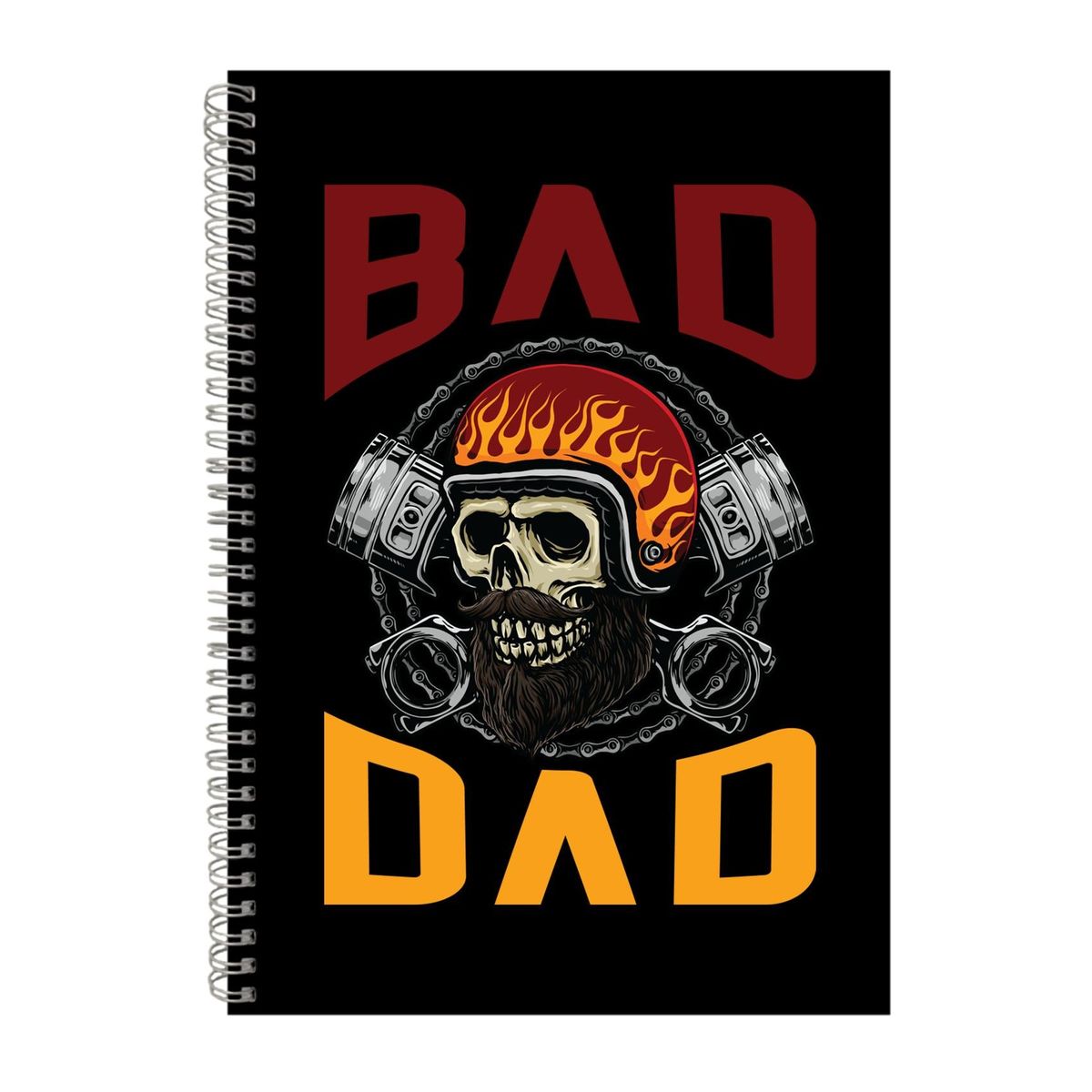 Bad Dad Notebook Biker Gift Idea A4 Notepad 145 | Shop Today. Get it ...
