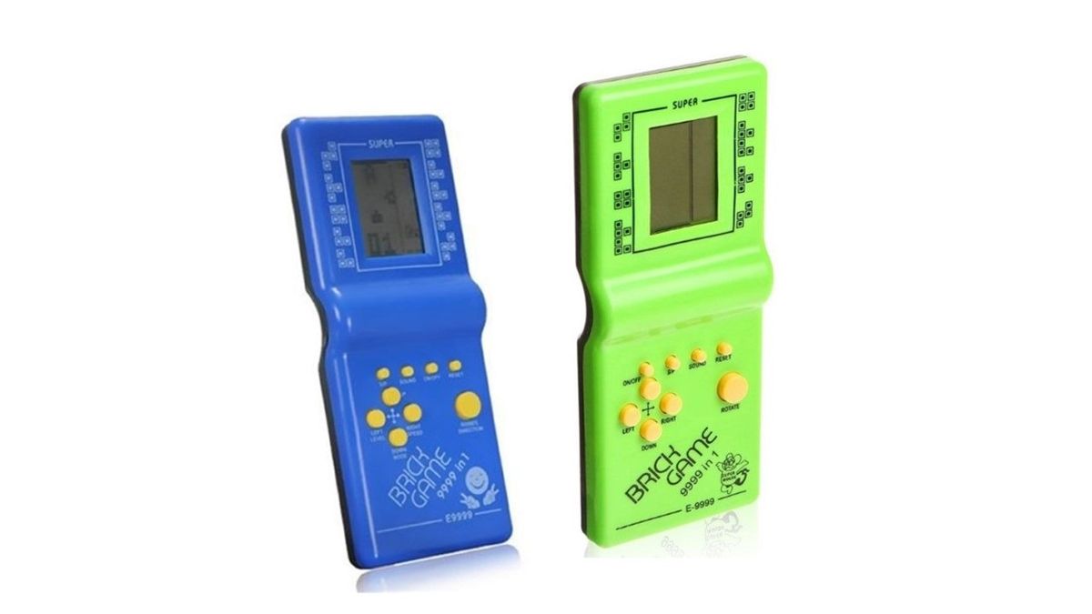 Retro Classic Brick Game Toy Tetris Hand Held LCD Electronic - Set Of 2 ...