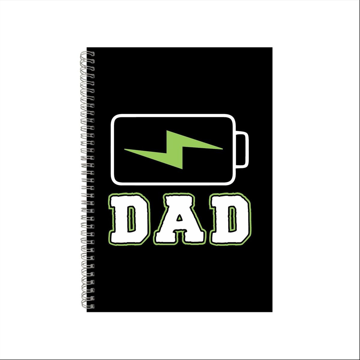 Dad Battery Notebook Gift Idea A4 Notepad Pad 28 | Shop Today. Get it ...