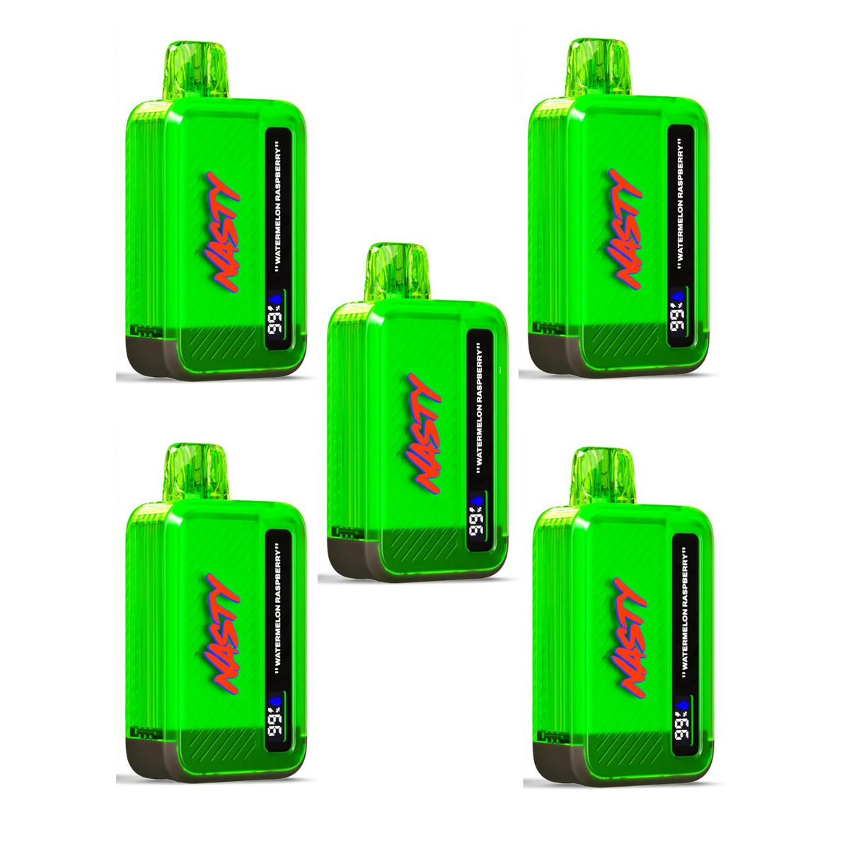 Nasty Disposable Rechargeable Vape 9000 puff - Watermelon Raspberry 5 ...