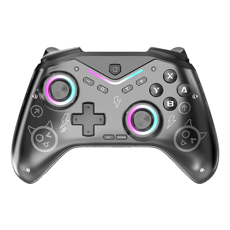 Wireless RGB Controller 10 Color LED Lighting for PC Switch OLED Steam ...