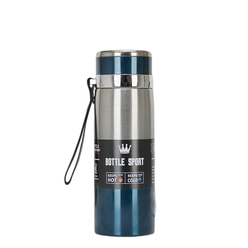 800ML 316Stainless Steel Vacuum Flask Gradient Sling Travel Insulated ...