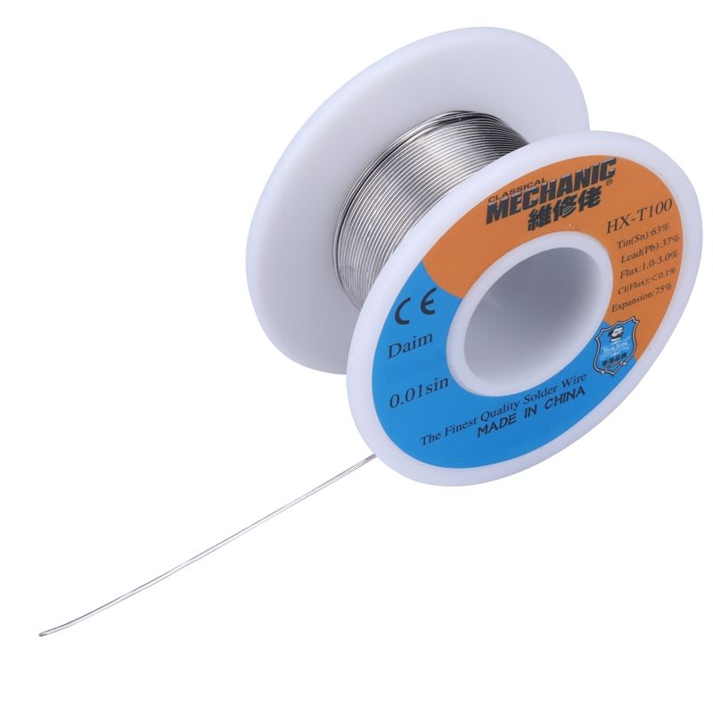 KT&SA MECHANIC Rosin Core Solder Wire Sn63% Pb37% 0.4mm HX-T100 | Shop ...