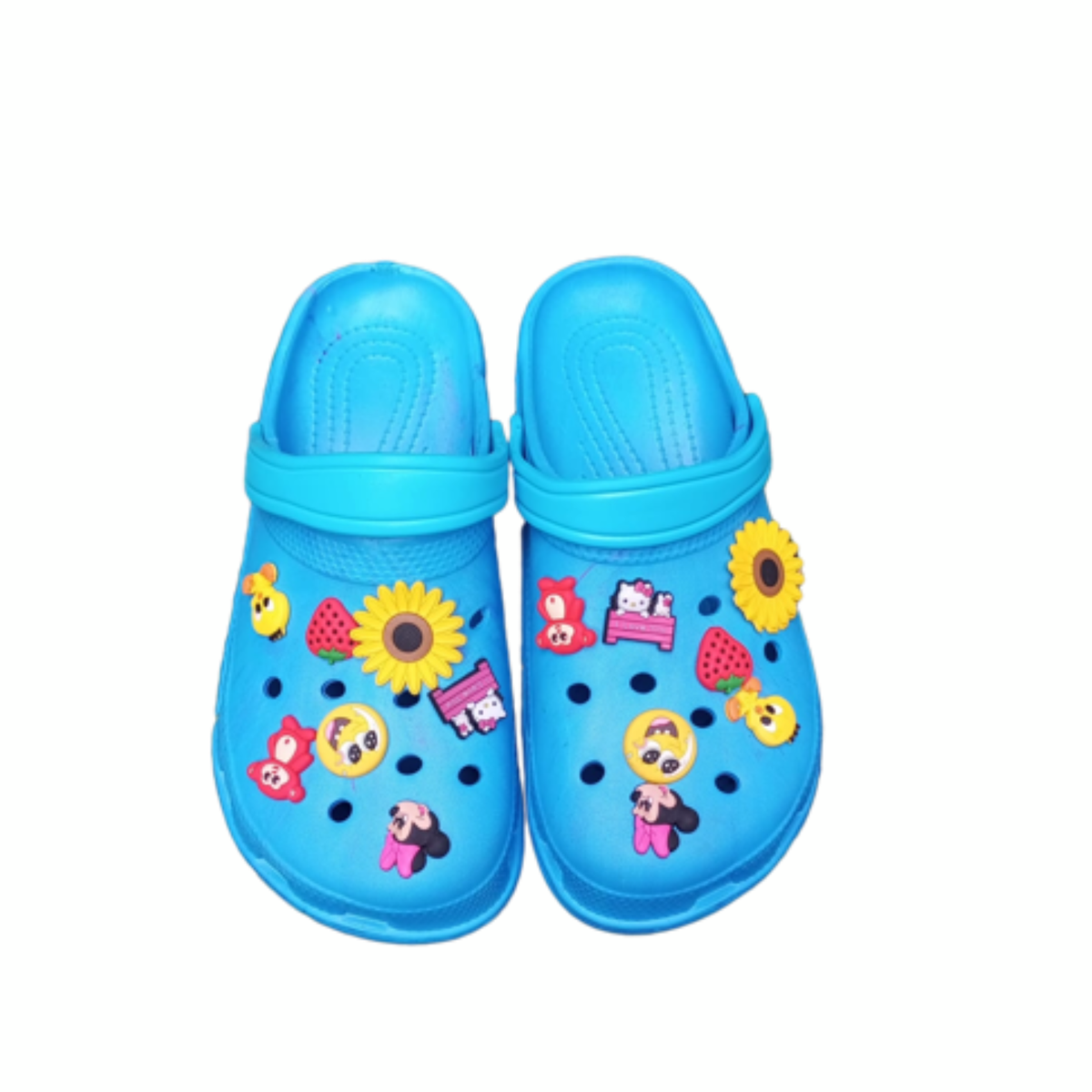 Women's Clogs With Funky Charm Stickers - Blue | Shop Today. Get it ...