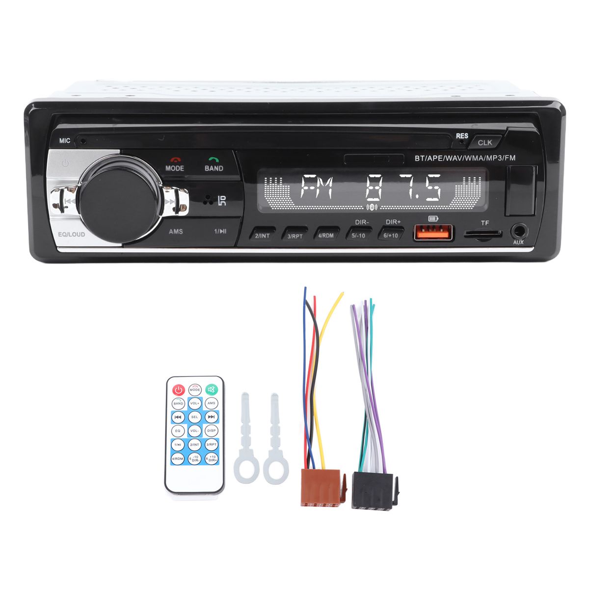 Car Stereo USB Plug in Card Radio Bluetooth Lossless Music MP3 Player ...