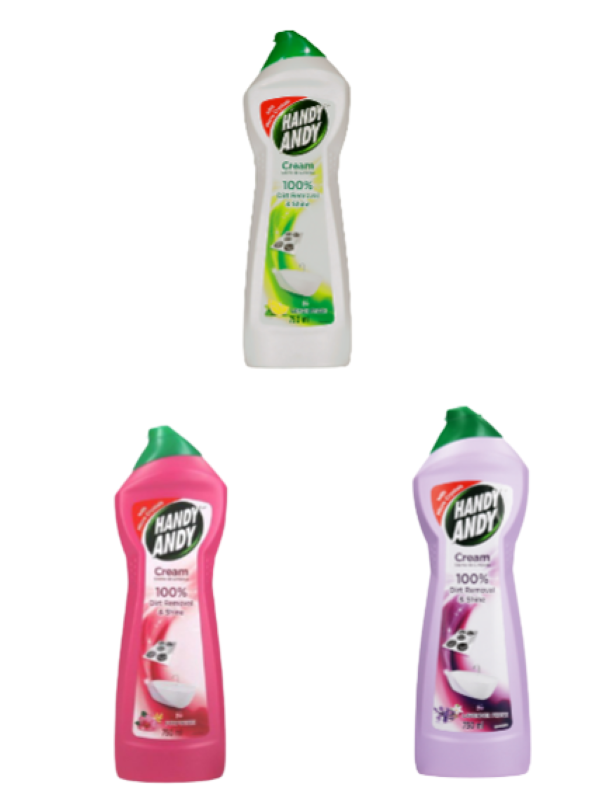 Handy Andy Household Cleaning Cream - 750ml (Assorted Pack of 5) | Shop ...