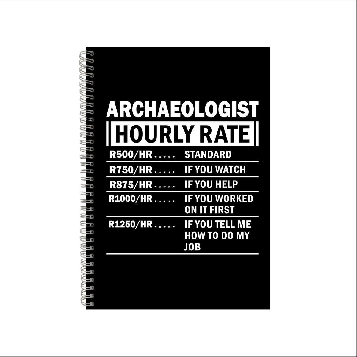 Archaeologist Notebook, Archaeology Gift Idea A4 Notepad 06 | Shop ...