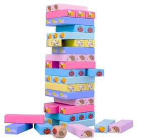 Wooden Tumble Tower Jenga Game for Kids | Shop Today. Get it Tomorrow ...