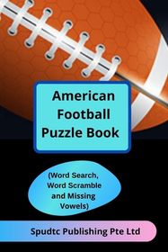 American Football Puzzle Book (Word Search, Word Scramble and Missing ...