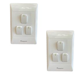 3 Lever 2 Way Light Switch For 2 X 4 Electrical Box(2 Pack) | Shop ...