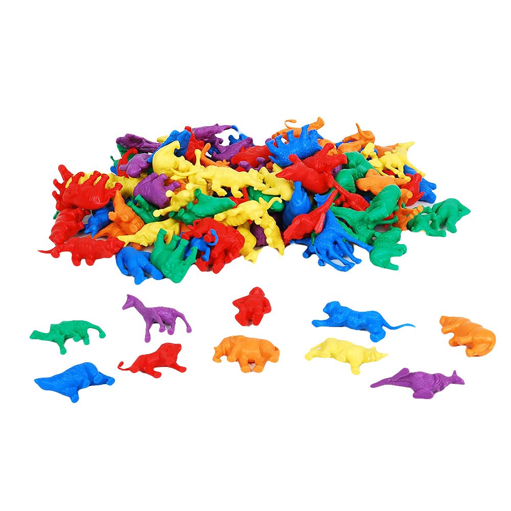 EDX Education Multi-Coloured Wild Animal Counters: 120 Pieces | Shop ...