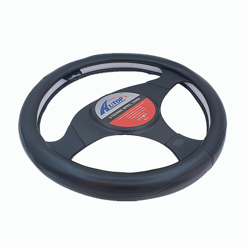 Leather Anti Slip Comfortable Car Steering Wheel Cover 38cm Shop
